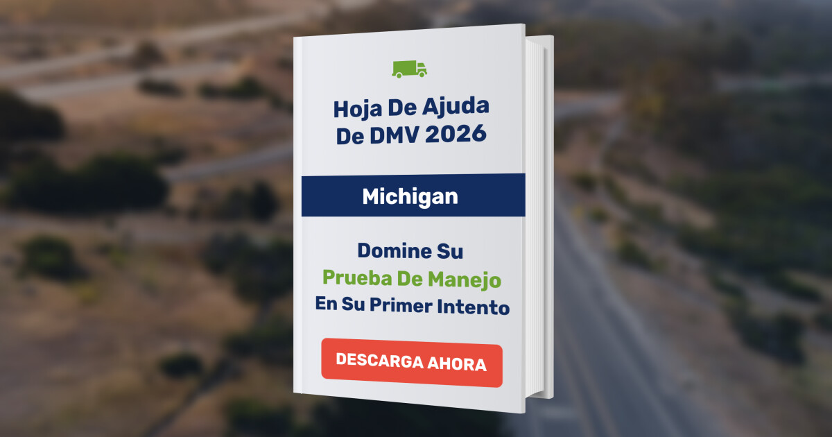 Hoja de Ayuda del 2026 de Michigan para la Prueba de la Licencia de CDL ...
